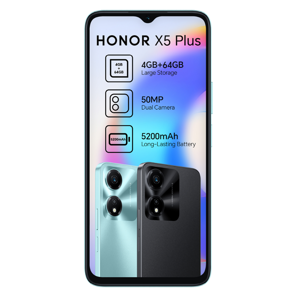 Honor X5 Plus - 4GB RAM 64GB ROM - Dual SIM – Smartphone Shop Online Store